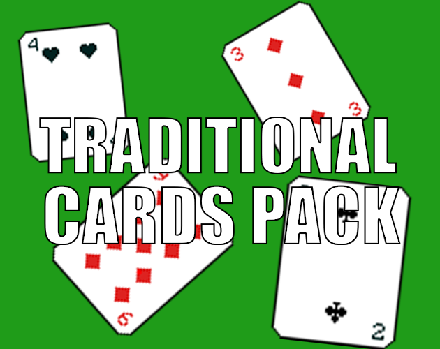 Traditional Pixel Cards Pack by BeeMaxStudio
