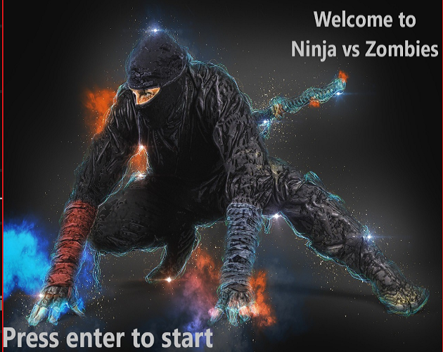 Ninja Vs Zombies by Sam Mifflin