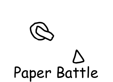 Paper Battle by notkirb