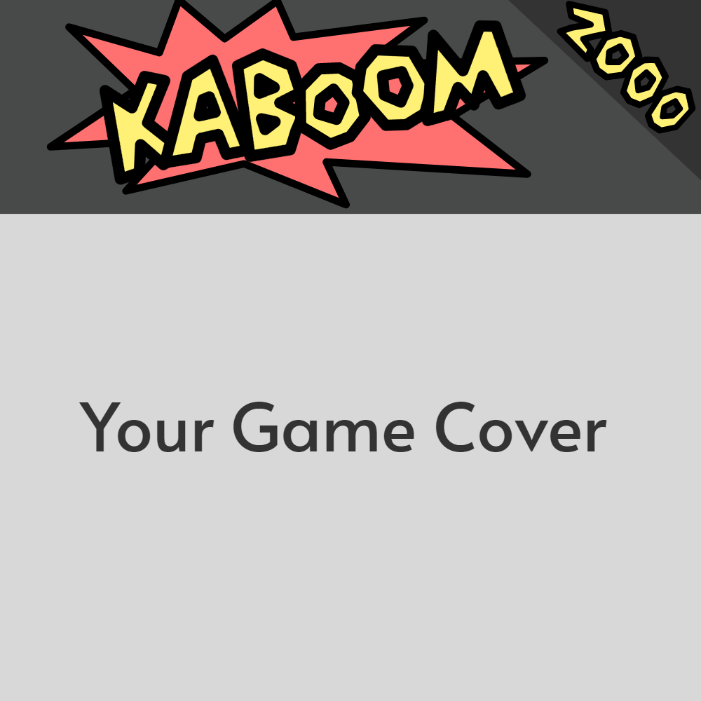 A good cover for your game - Kaboom community - itch.io