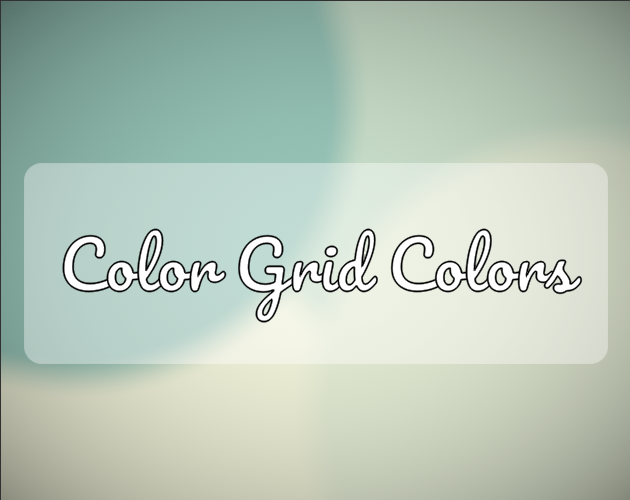 Color Grid Colors by J.A.M.R - Gaming