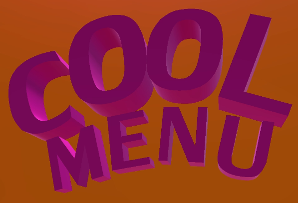 FIDGET MENU by Thomas Vignes