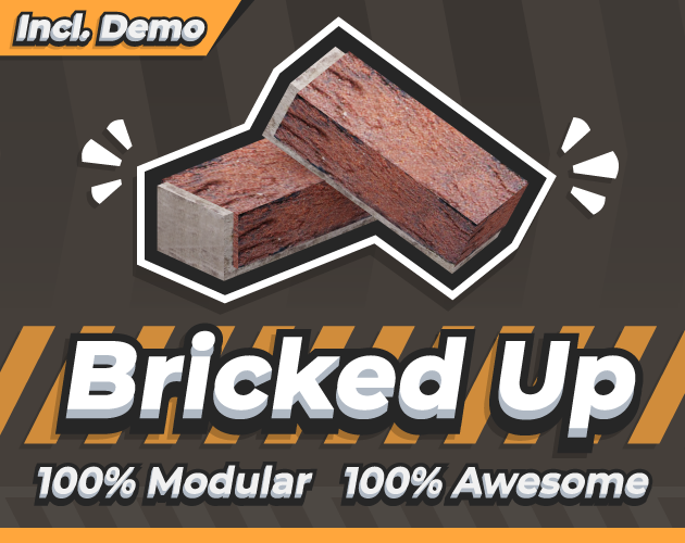 Bricked Up - Modular brick building asset by Kekdot