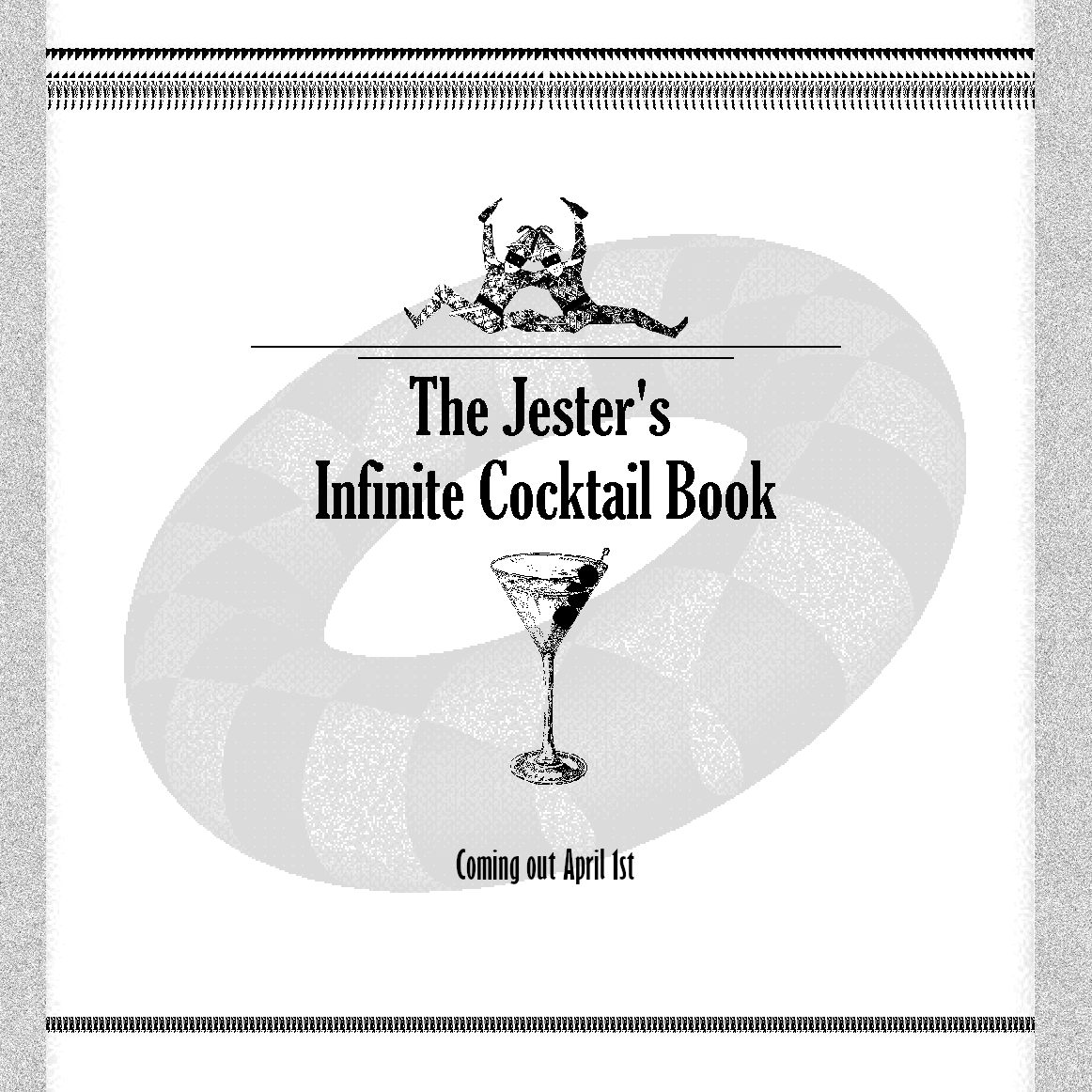The Jester's Infinite Cocktail Book by BTL games