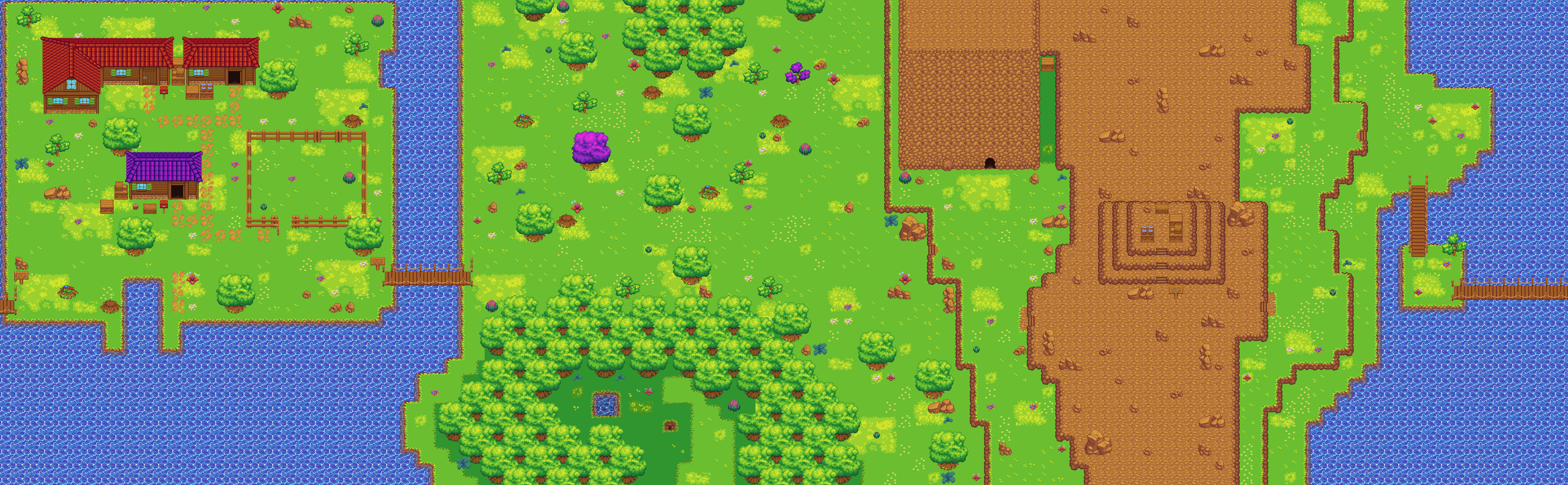TopDown Tileset 32x32 Plain By MikAnimus