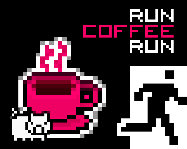 RUN COFFEE RUN by aerloth