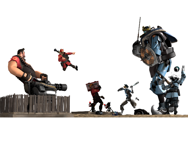 TF2 Inspired Tower Defence Game by Rickedy Split