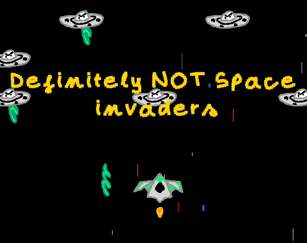 Definitely NOT Space Invaders by anazobec
