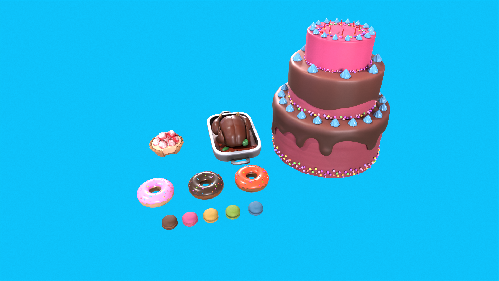 Food Pack 3D by ErZero