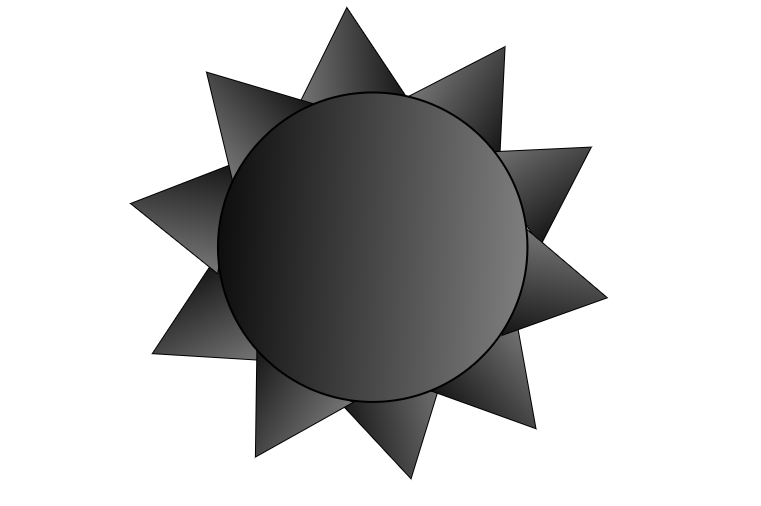 Simple Spike Ball File PNG, JPEG, SVG And PDF by Josh017891