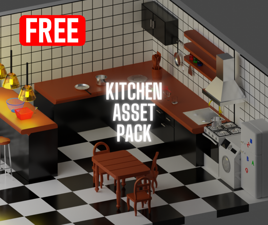 Free Kitchen Asset Pack by styloo
