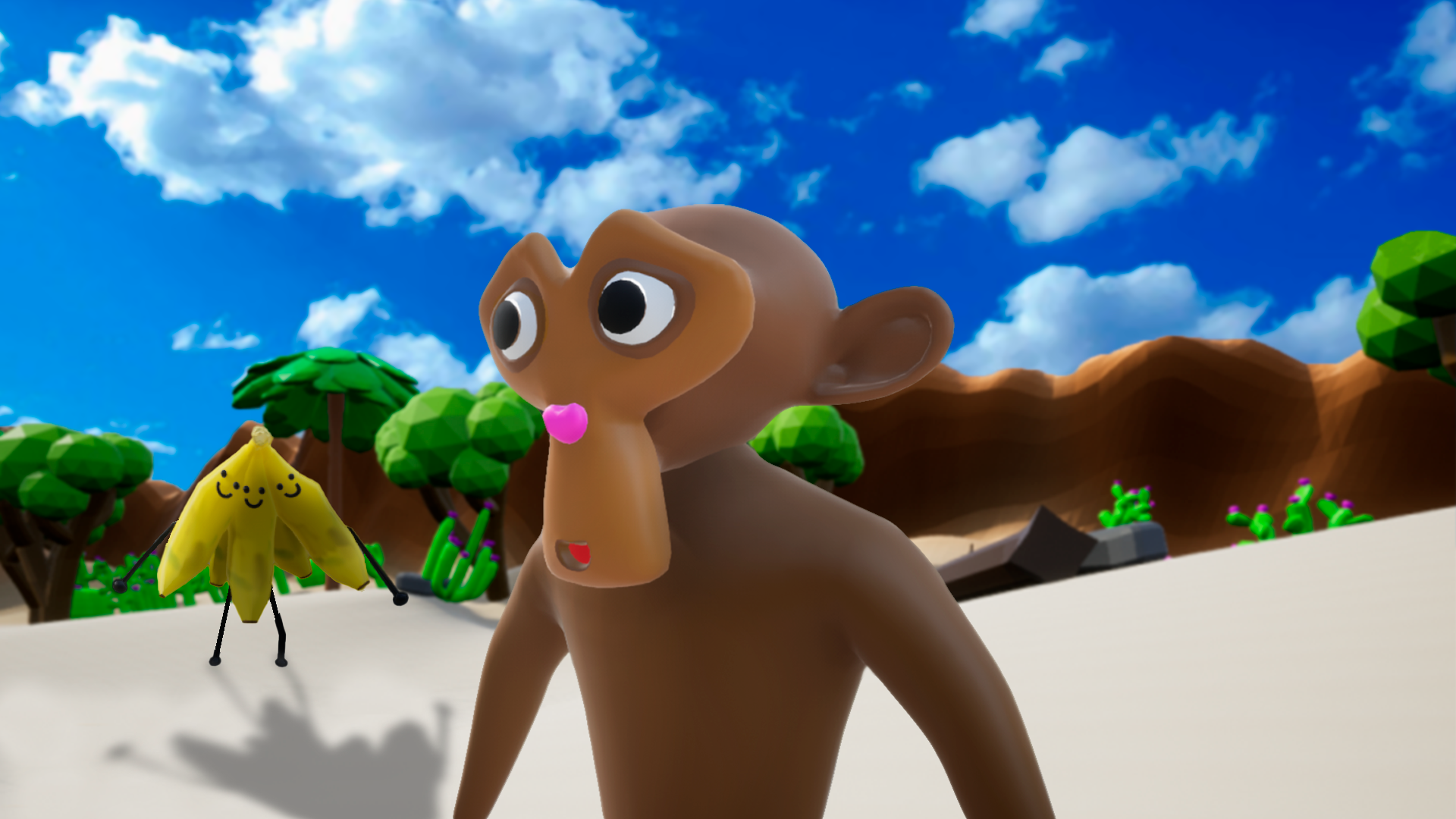 Makako vs platano by PolPa