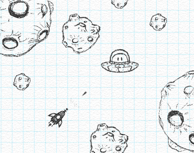 Paper Asteroids by Dago