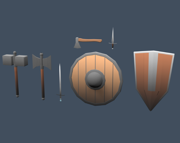 3D Fantasy Asset Pack (Castle & Weapons) by olde-tinkerer