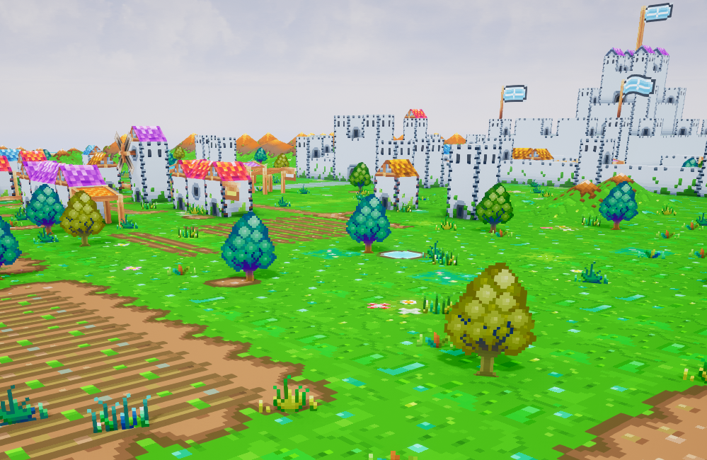 Overworld 3D, medieval fantasy, Roughness map - Medieval fantasy: 3d ...