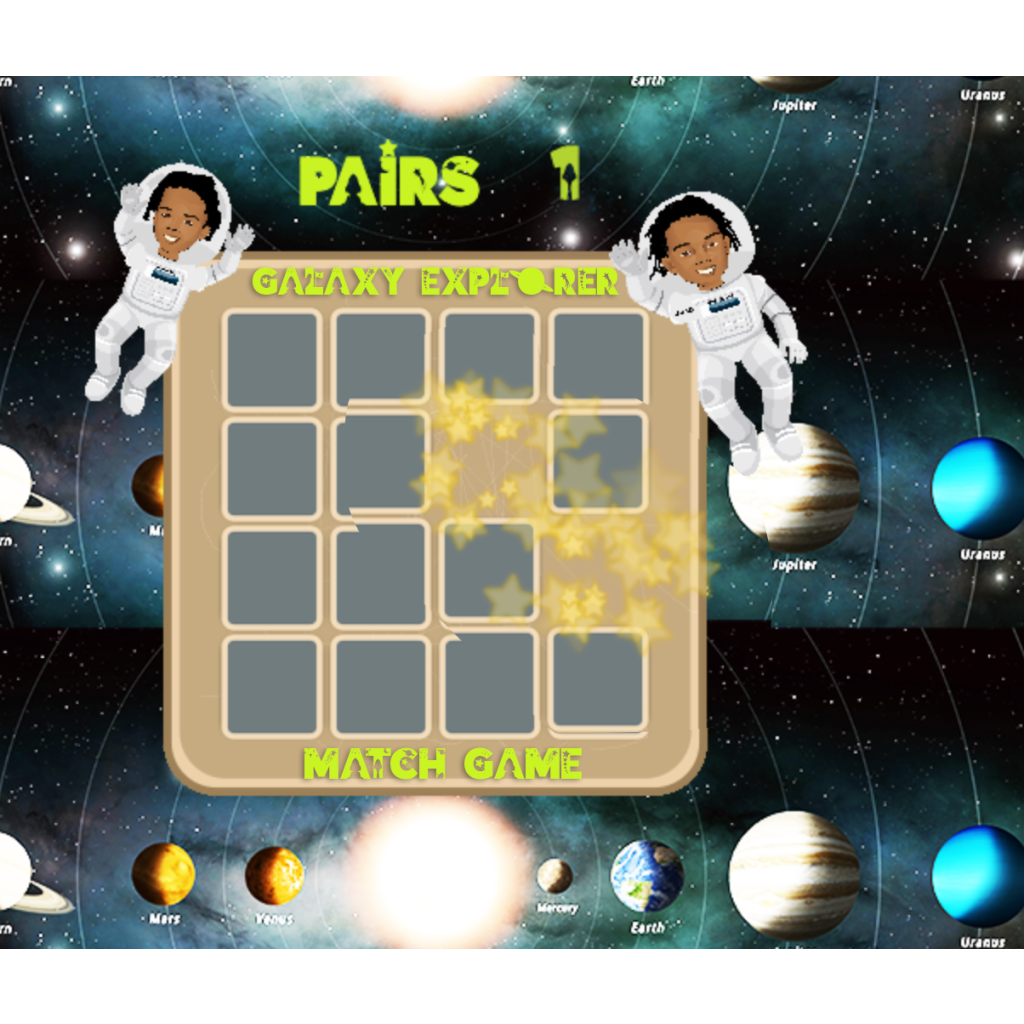 Galaxy Explorer Match Game by 3umph