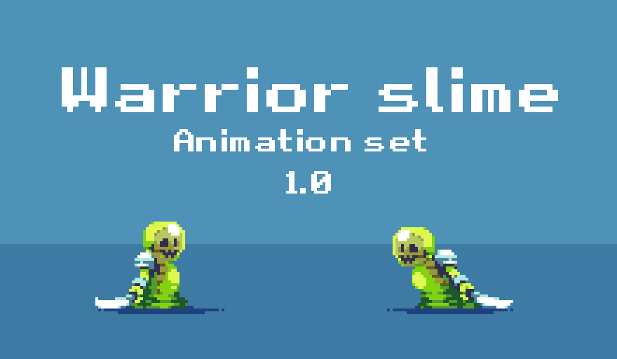 Warrior Slime - Animation set by PixelTheWise