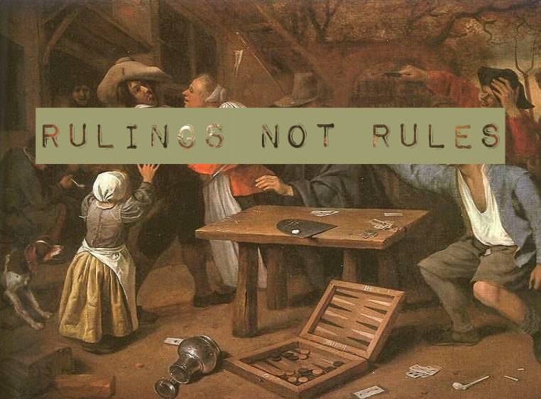 RULINGS NOT RULES by McCricket Publishing Co.