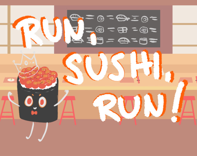 Run, Sushi, Run! by snowflakeartist