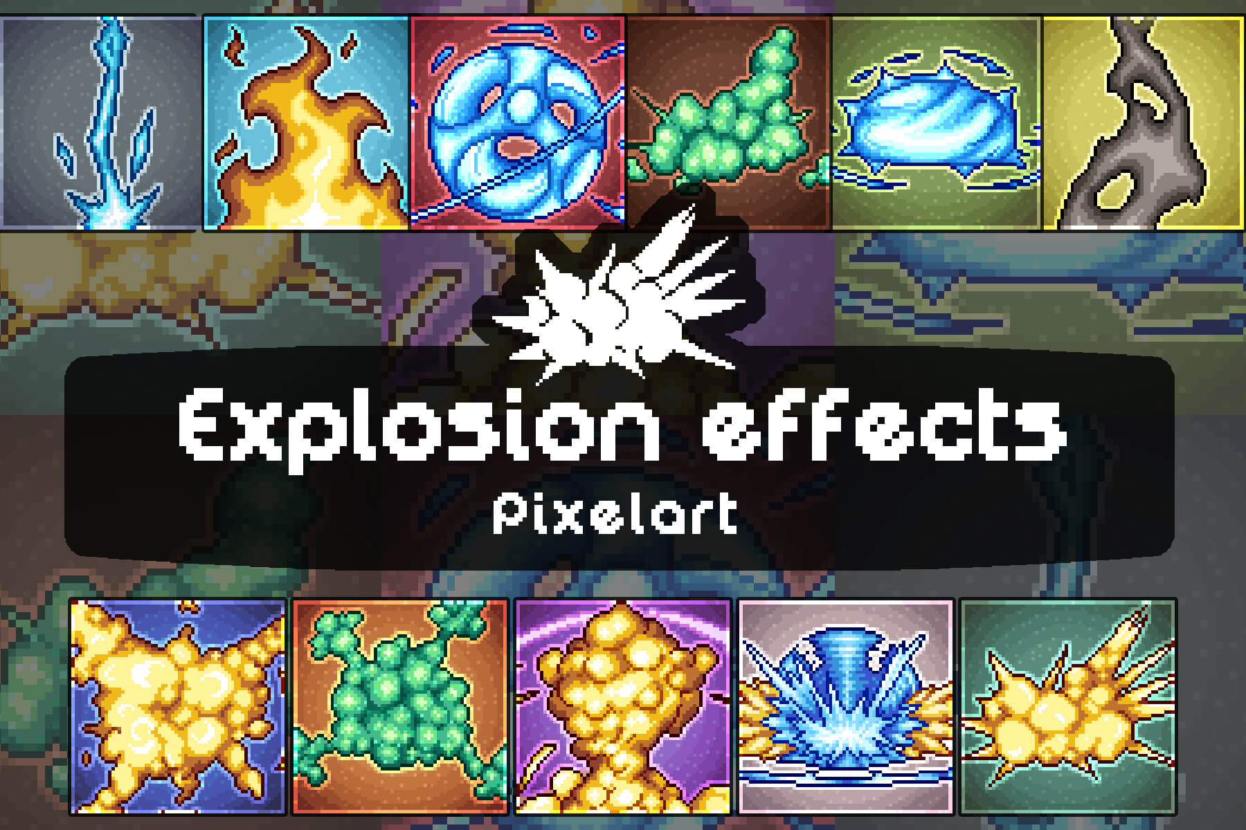 Free Pixel Art Explosions by Free Game Assets (GUI, Sprite, Tilesets)