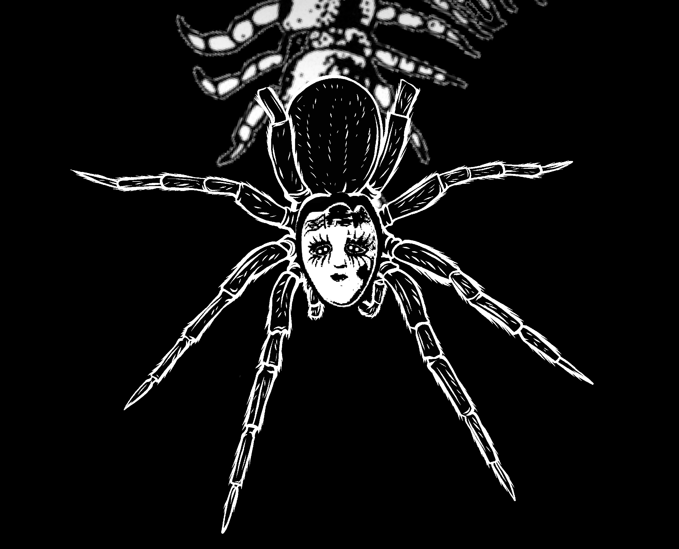 Social Encounter With a Psychic Spider by Andy Nemeth Creates