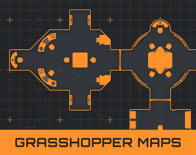 Grasshopper Maps by Lazarus for Death in Space - Planetfall - itch.io