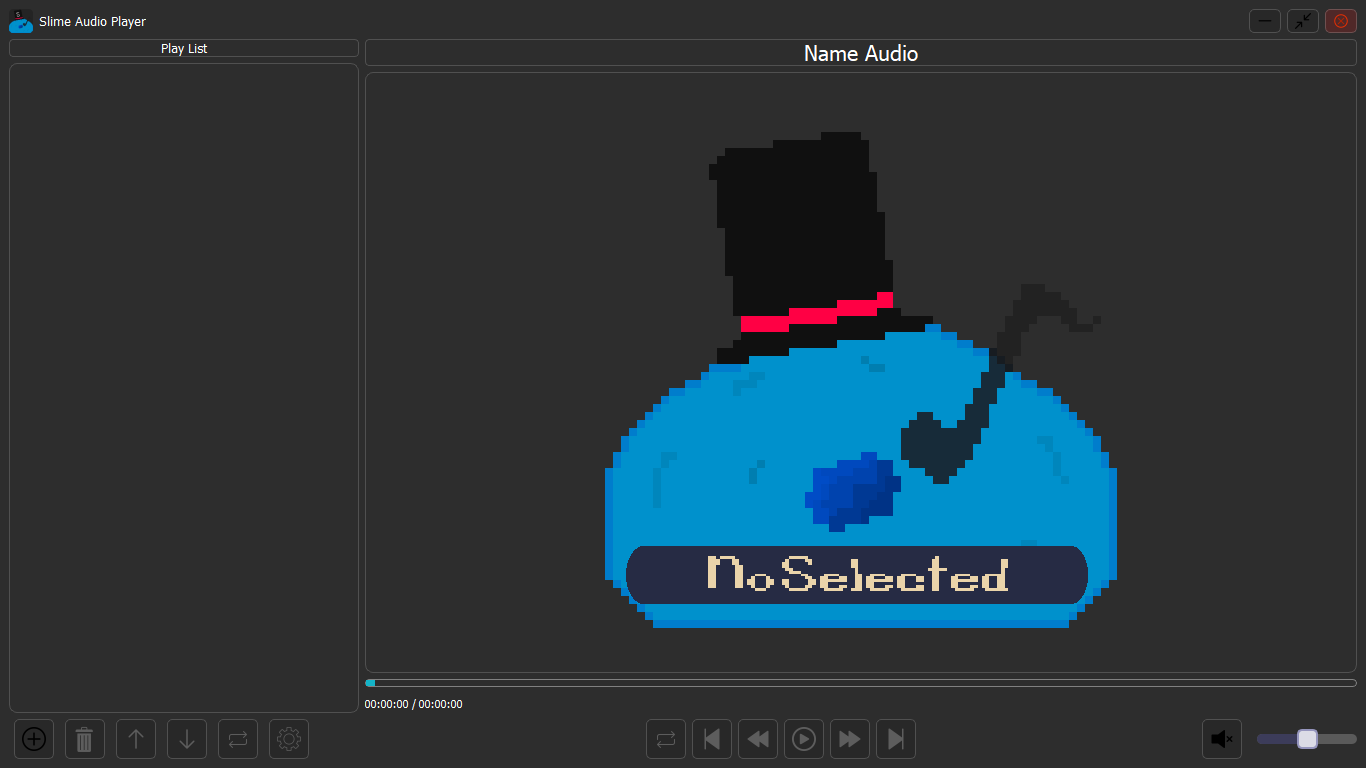 Slime Audio Player (Beta) by Mr.Slime for Geek Man's App Jam - itch.io