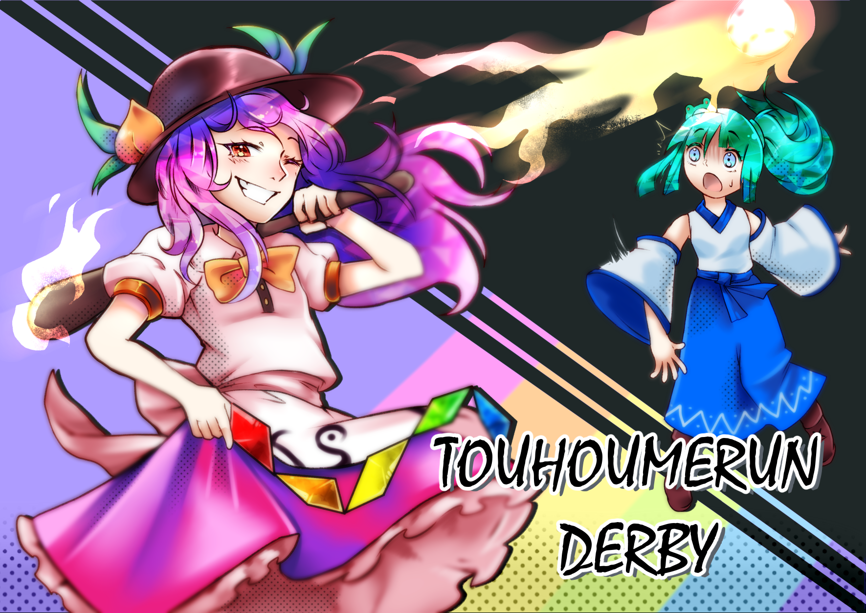 Touhoumerun Derby: Tenshi's Danmaku Dreamteam by SeafoamSelene, siro(しろ ...
