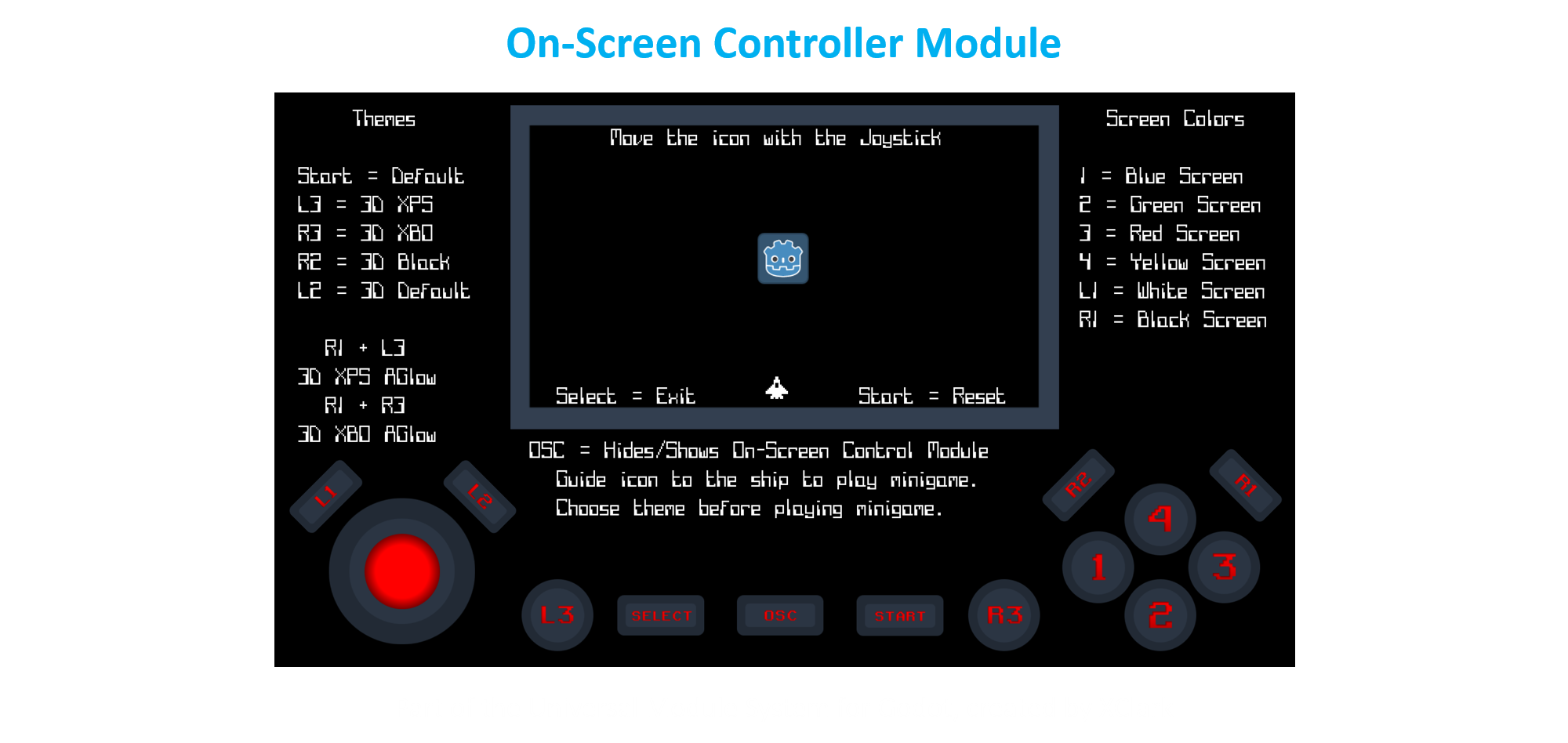 On-Screen Controller Module - Default Edition (Godot 3.x) by xclark