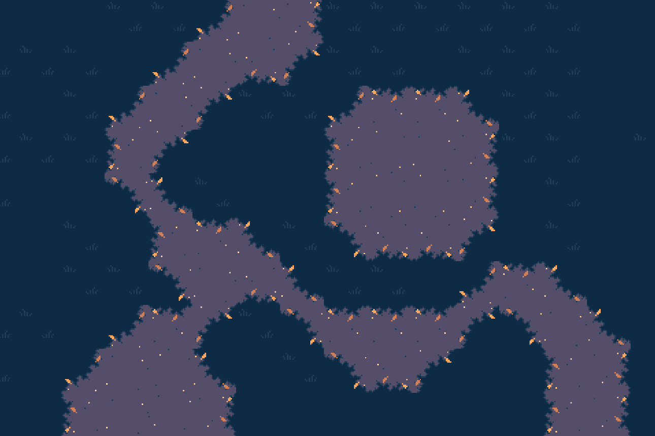 Spooky Pixel Art Tile set by deadongames