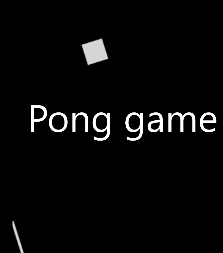 Pong game by friskzips for GDevelop Examples Jam #1 - itch.io