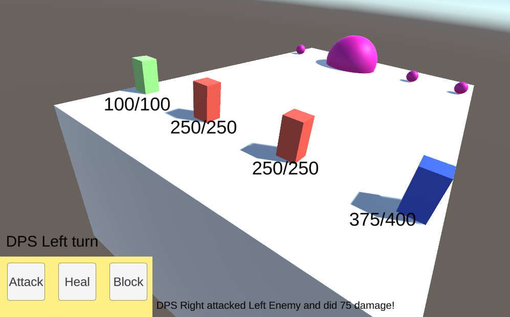 Turnbased Battle System Prototype by Aceholder