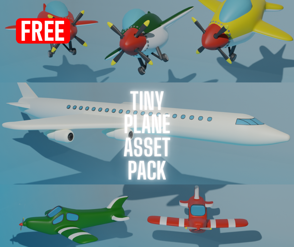 Tiny Plane Asset Pack by styloo