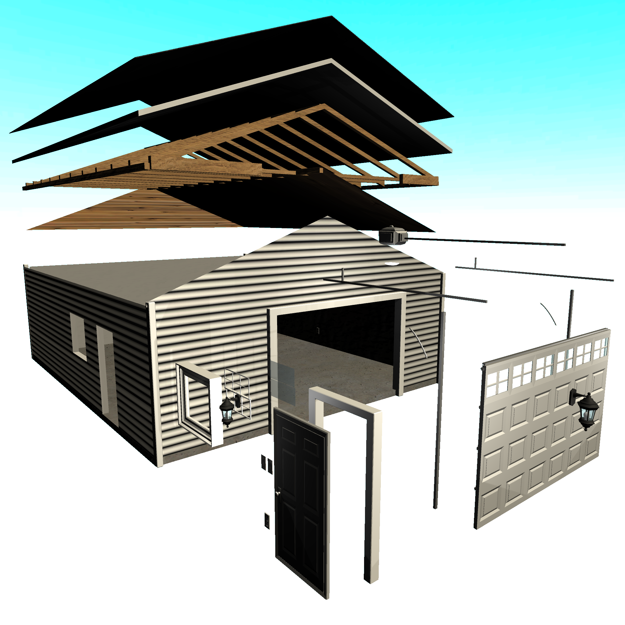 Garage Asset Pack by SolarCompost