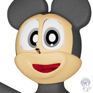Mickey Mouse (3D model for Blender) by CappyAdams