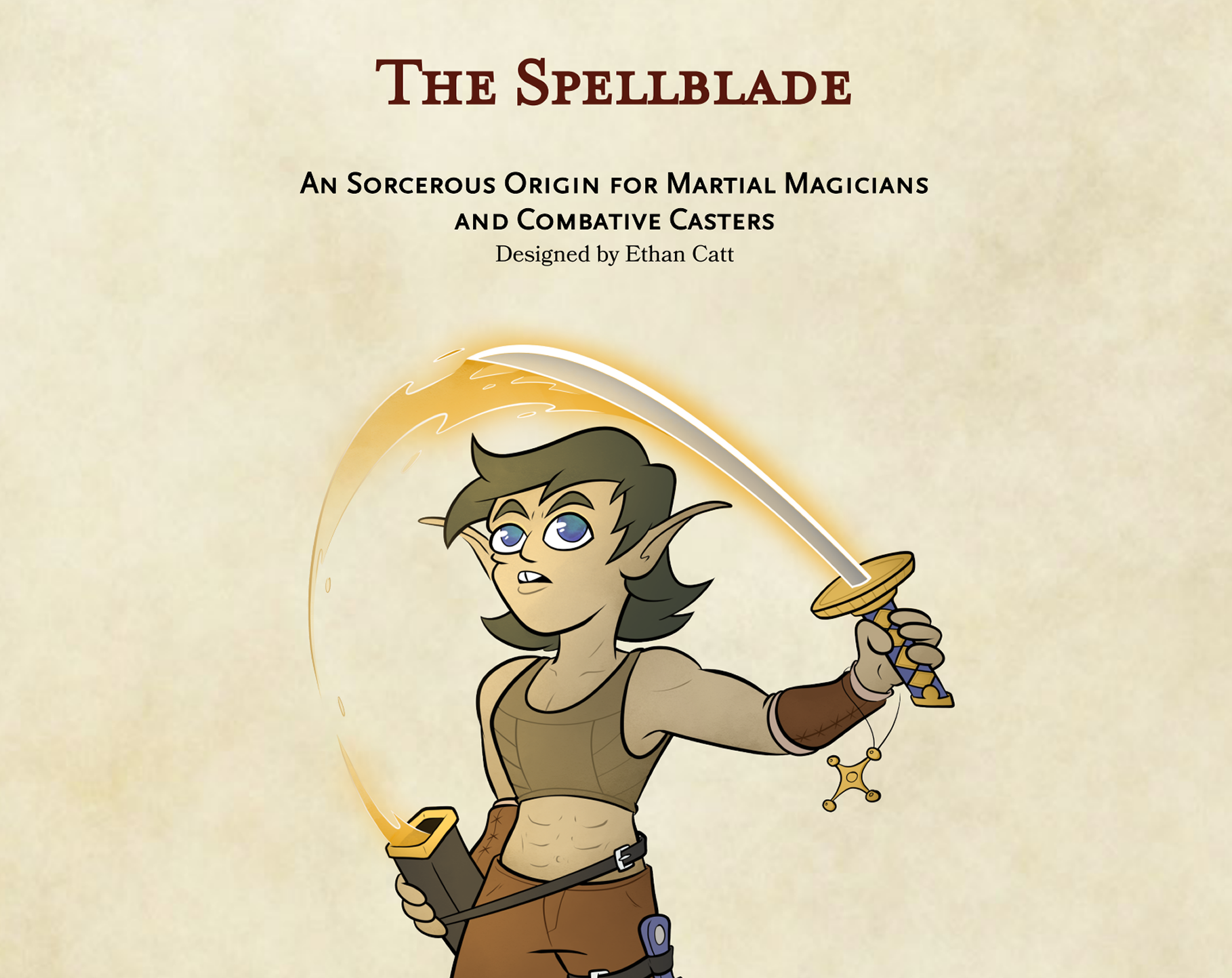 Sorcerer Subclass - The Spellblade (D&D 5e) by Ethan's Magic Emporium