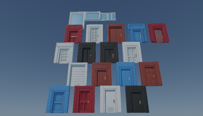 Low Poly Doors by loafbrr
