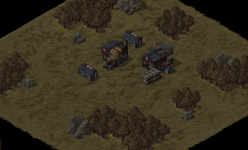 Isometric Battlefield :: Gollbanc Homestead by Starlight Furnace