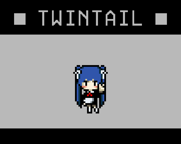 Twintail Robot Maid - Character Sprite by maidrobofactory