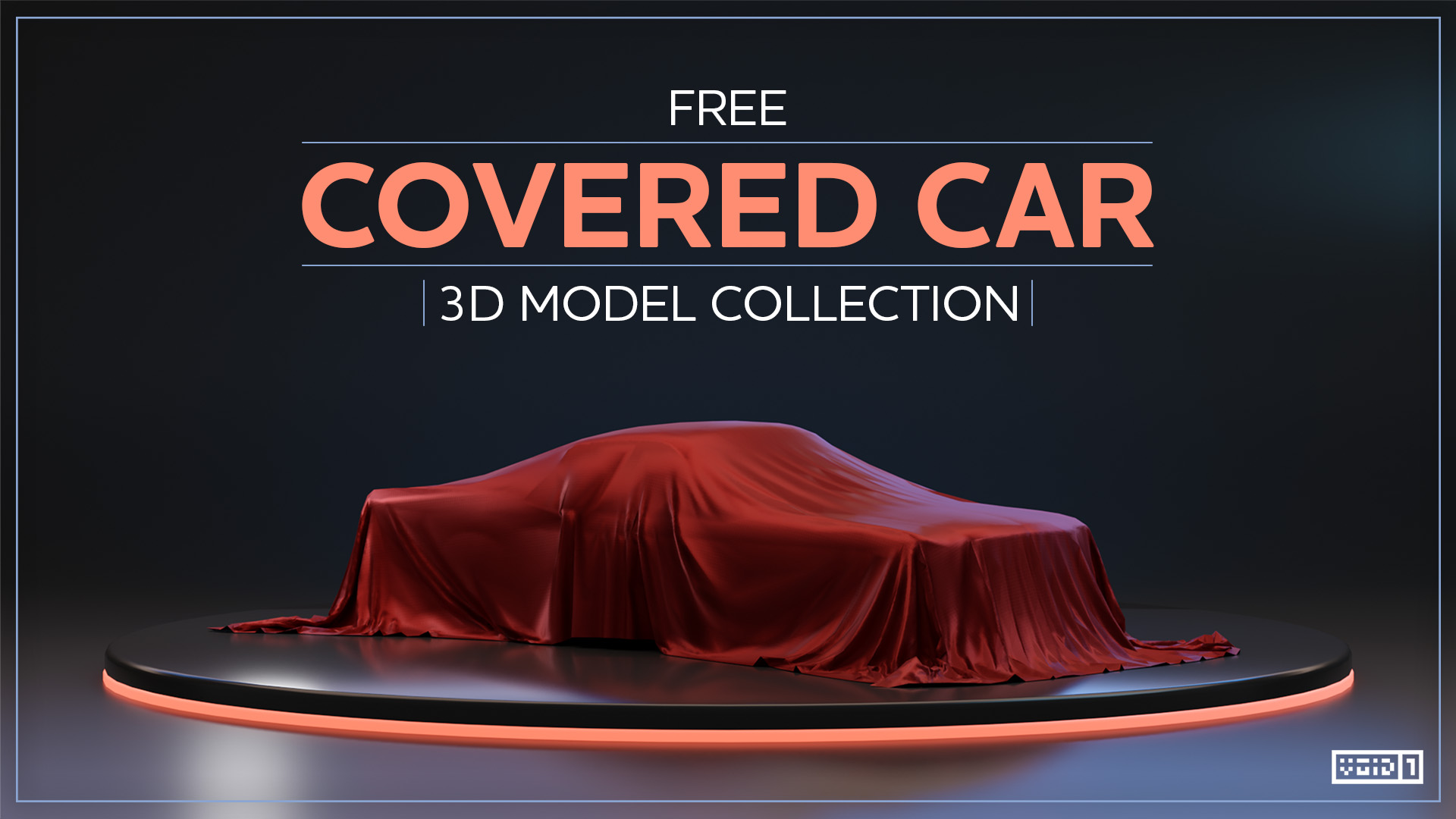Free Covered Car 3D Model Collection by VOiD1 Gaming