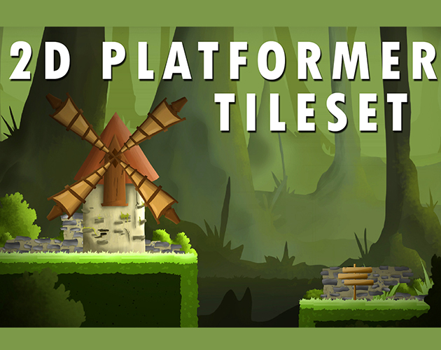 2D Platformer Tileset Pack by Okba Amrate