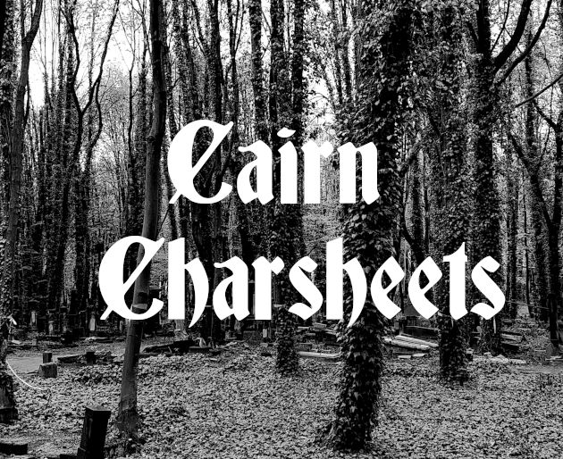Cairn Charsheets by Oskar Świda