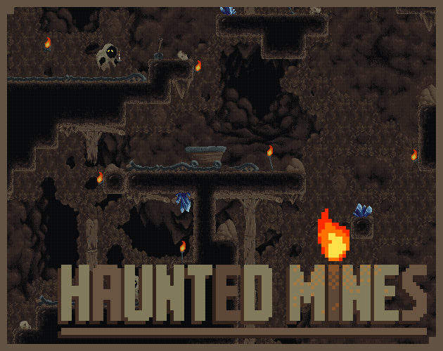 Tileset: Haunted Mines by Andithering