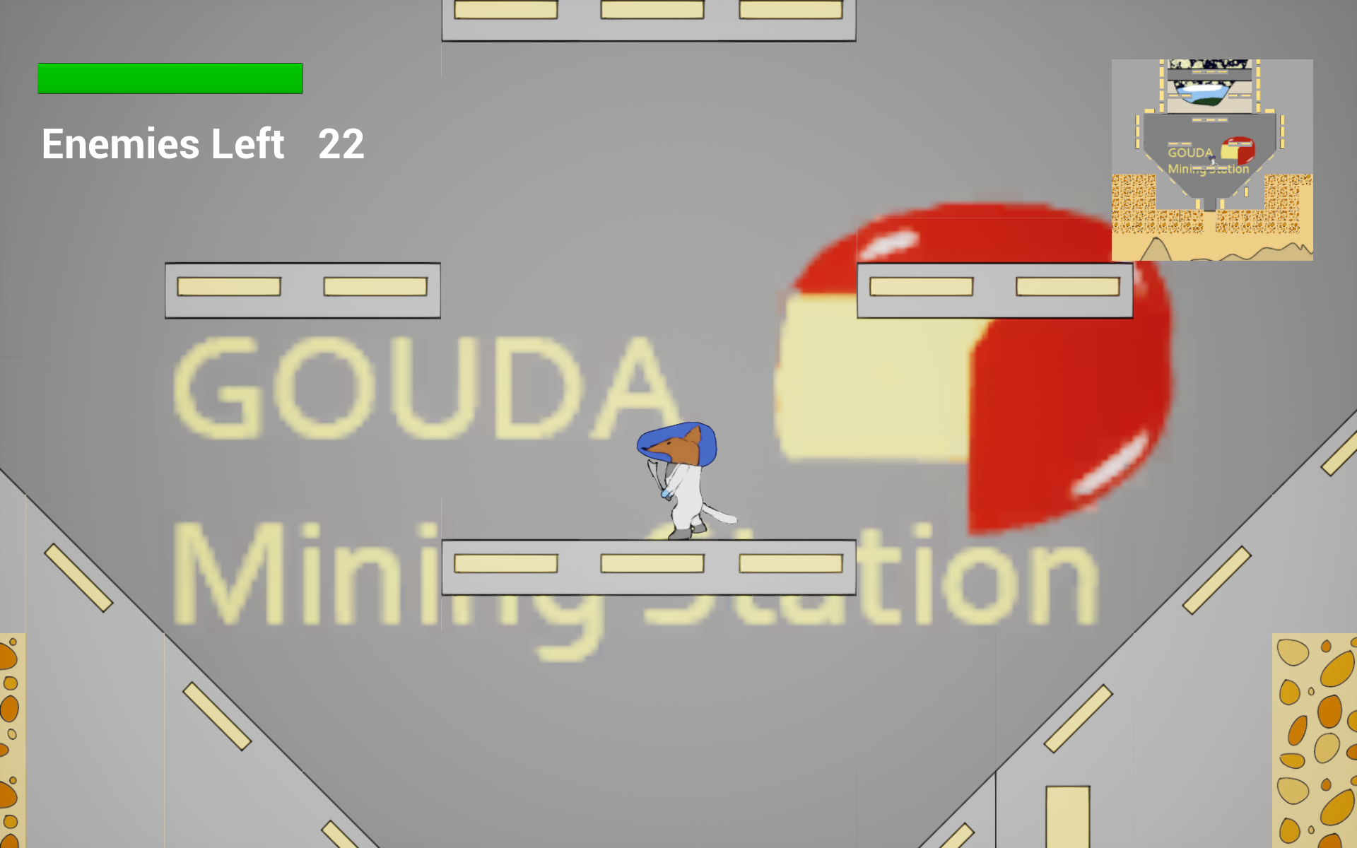 Rat.Space.Cheese by Isaac Gibbins