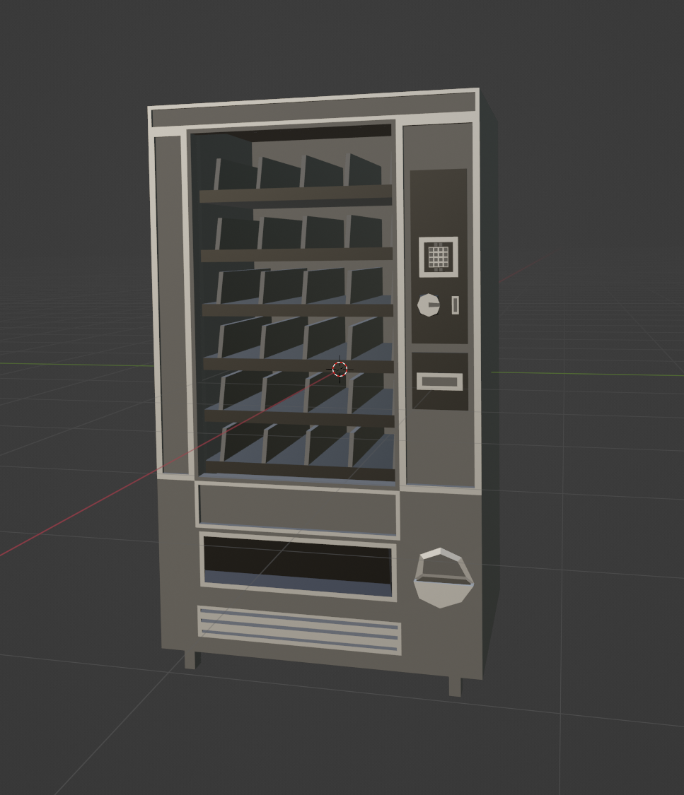 Low Poly Vending Machine by ToastyCatStudios
