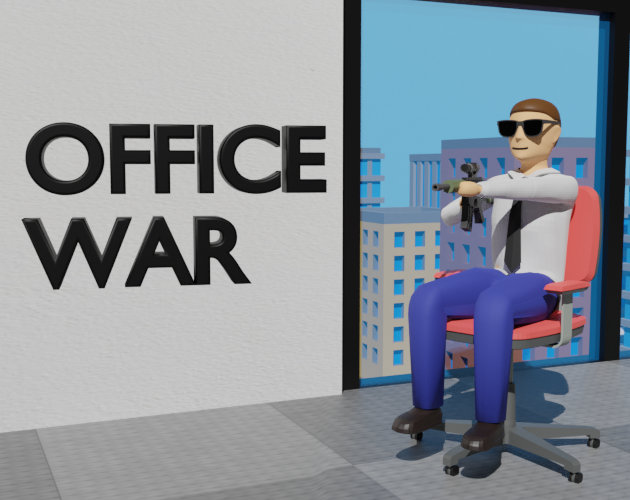 Office war by MoxiFoxi