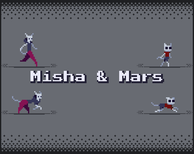 Misha & Mars - Pixel-art Animated Characters by Jay P