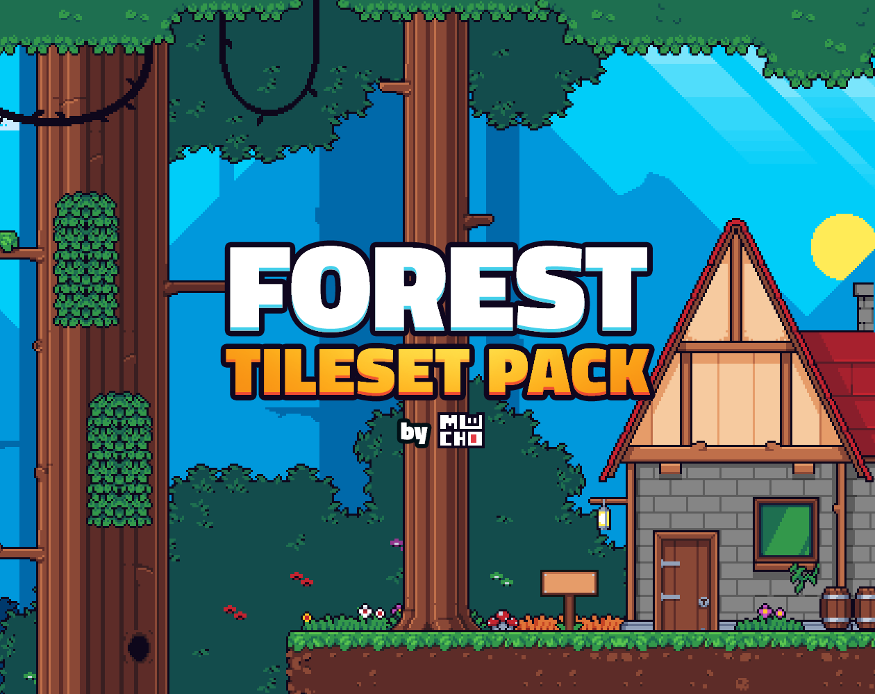 Forest Tileset Pack by Mucho Pixels