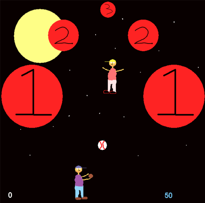 Scary Baseball Game by 605nina