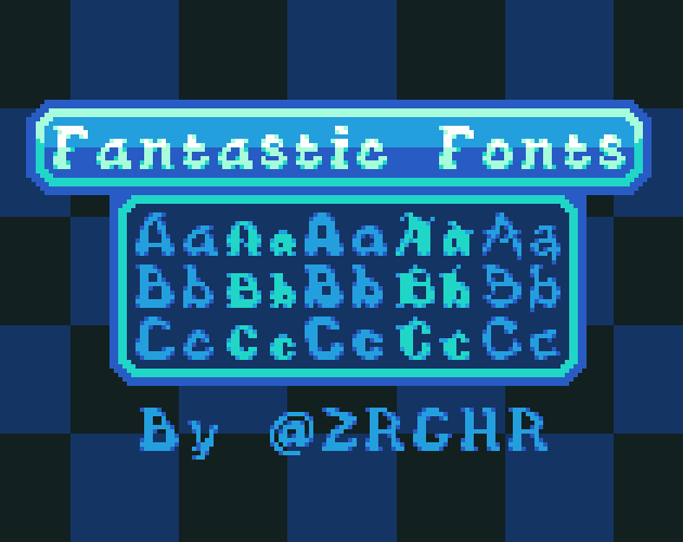 Fantastic Fonts by zrghr